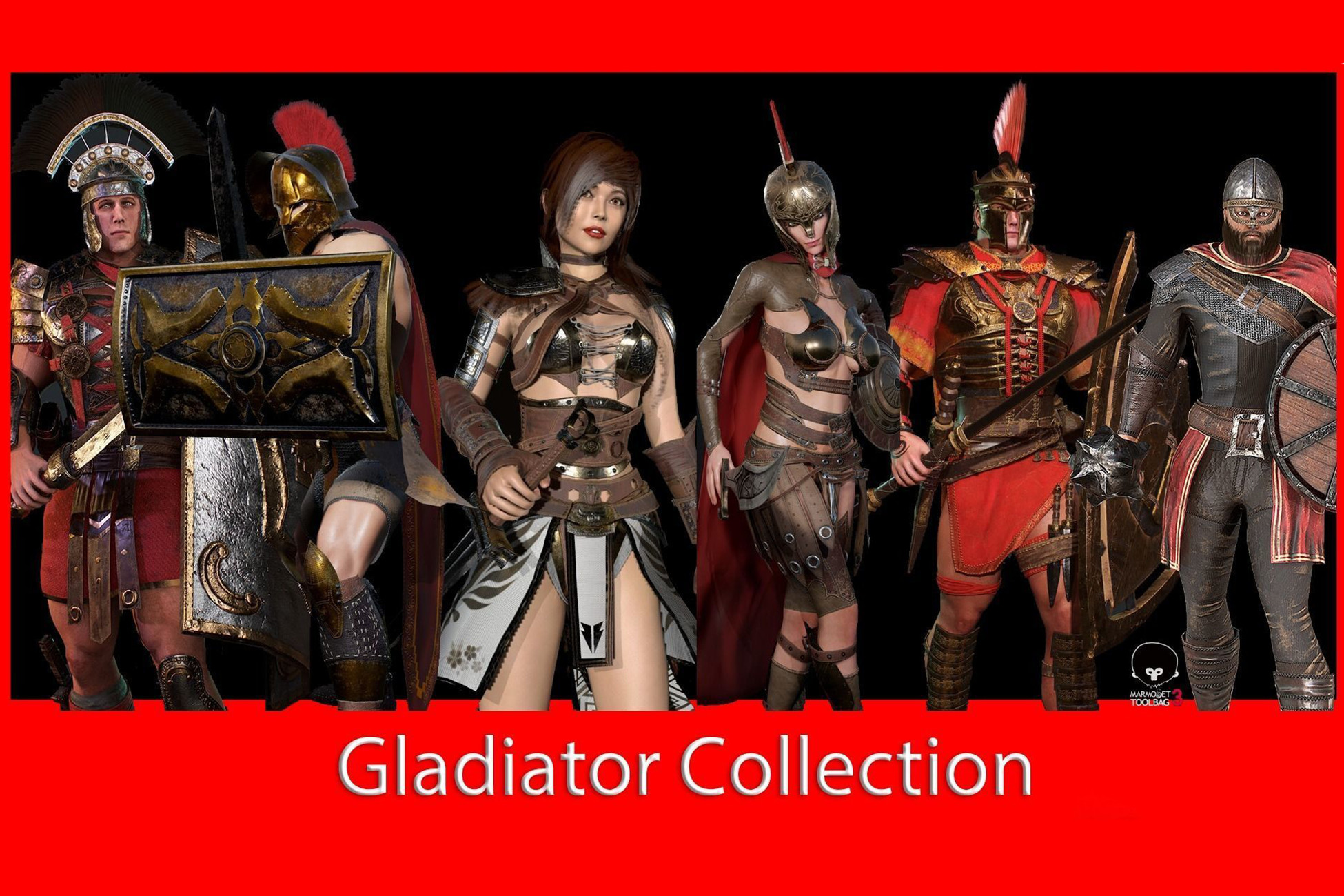 Gladiator Collection | 3D 휴머노이드 | Unity Asset Store
