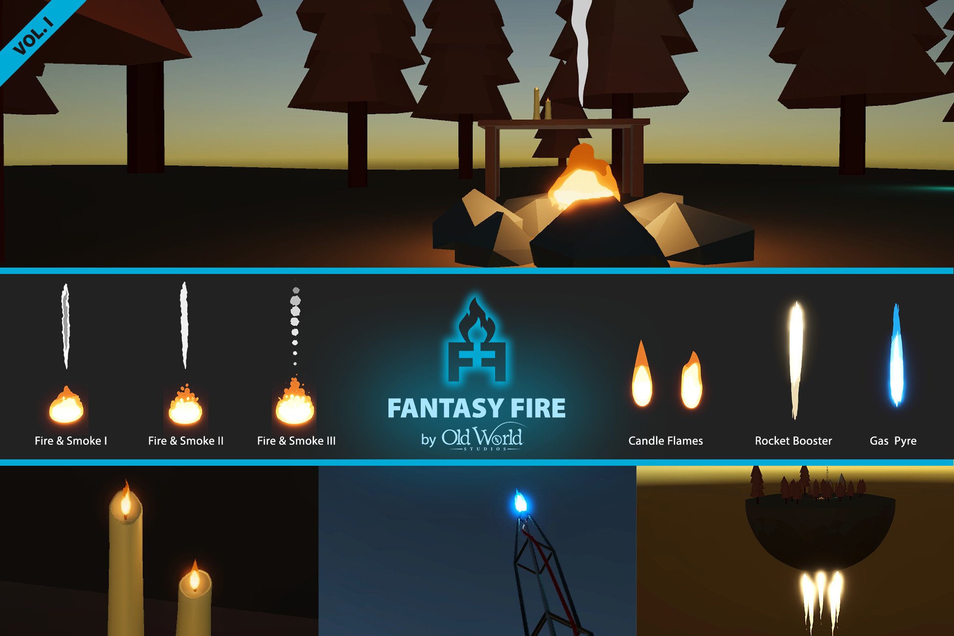 Fantasy Fire - Vol. I (URP) | Fire & Explosions | Unity Asset Store