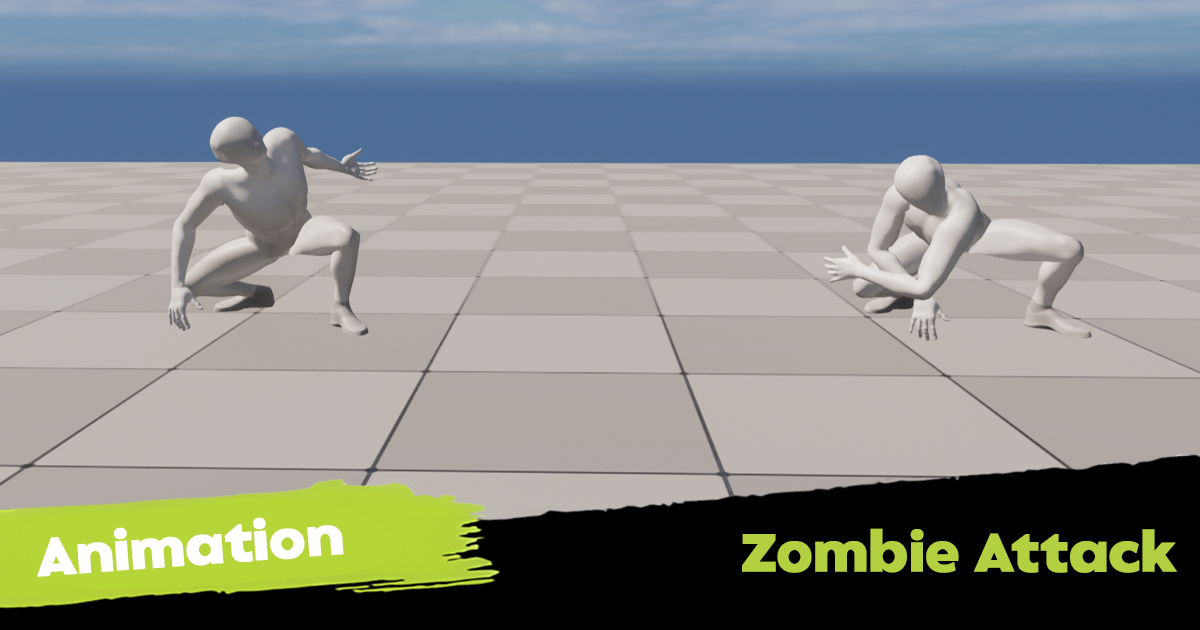 Zombie Attack Animation | 3D Animations | Unity Asset Store