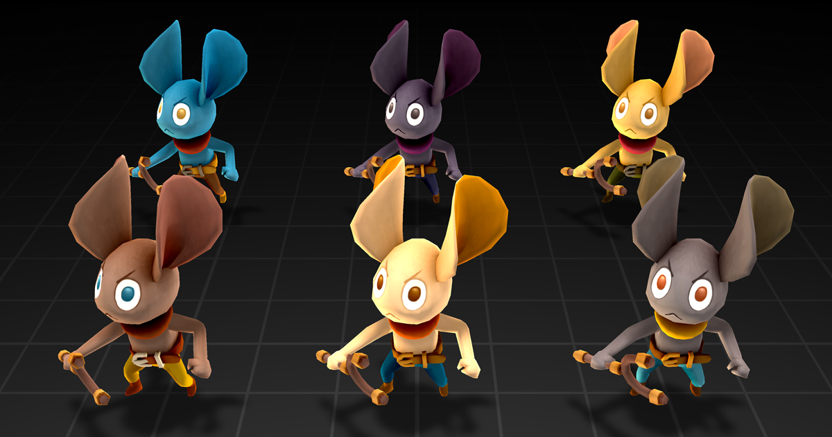 Poly HP - Rat | 3D Creatures | Unity Asset Store