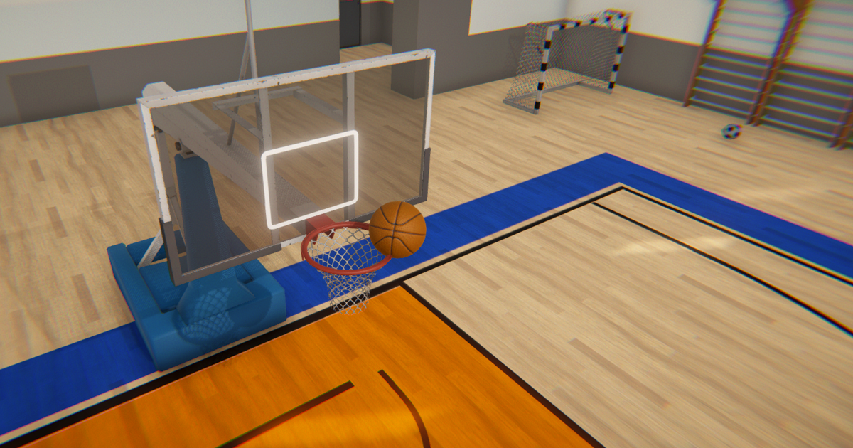 Universal sport hall - basketball, football, volleyball, tennis | 3D ...
