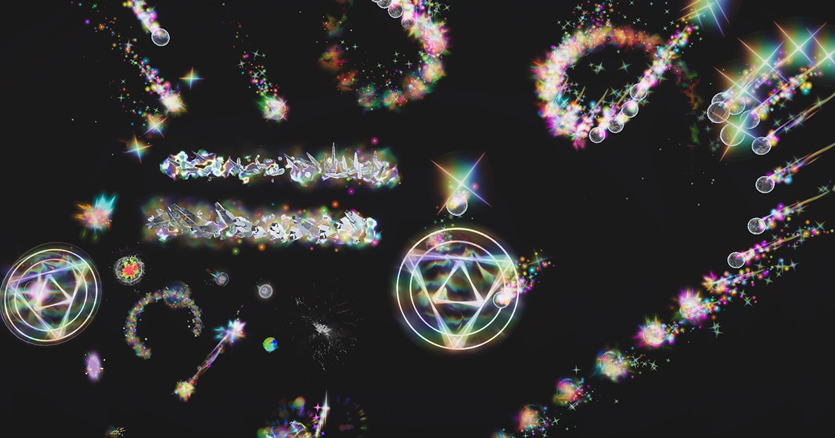 Stylized Rainbow RPG Magic Spells (44 VFX) | Spells | Unity Asset Store