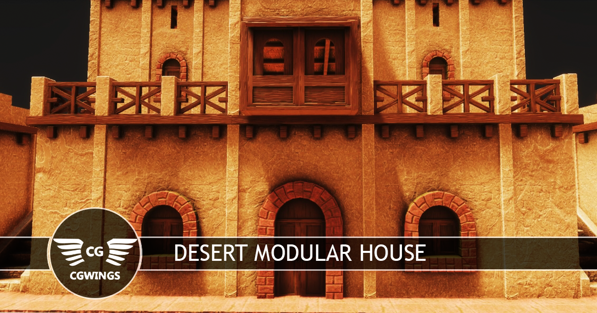 Desert Modular house | 3D Environments | Unity Asset Store