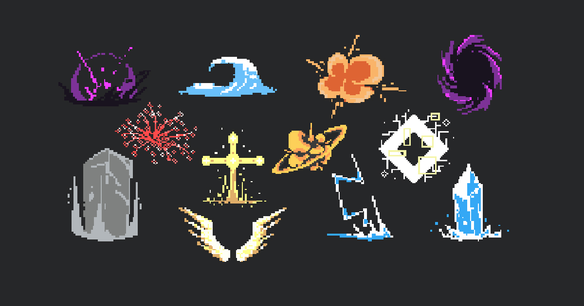 Pixel Art RPG VFX | 2D Characters | Unity Asset Store