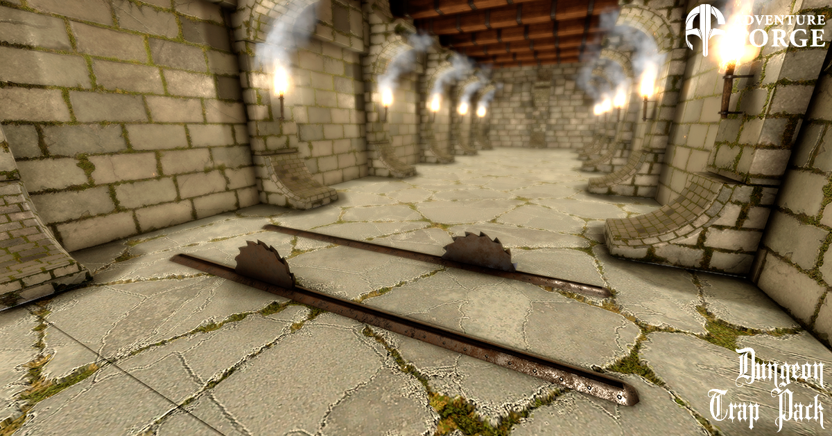 Dungeon Trap - Saw Blade Slit | 3D Props | Unity Asset Store