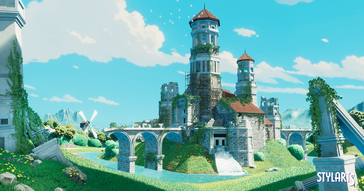 Stylized Castle Ruins | 3D Environments | Unity Asset Store