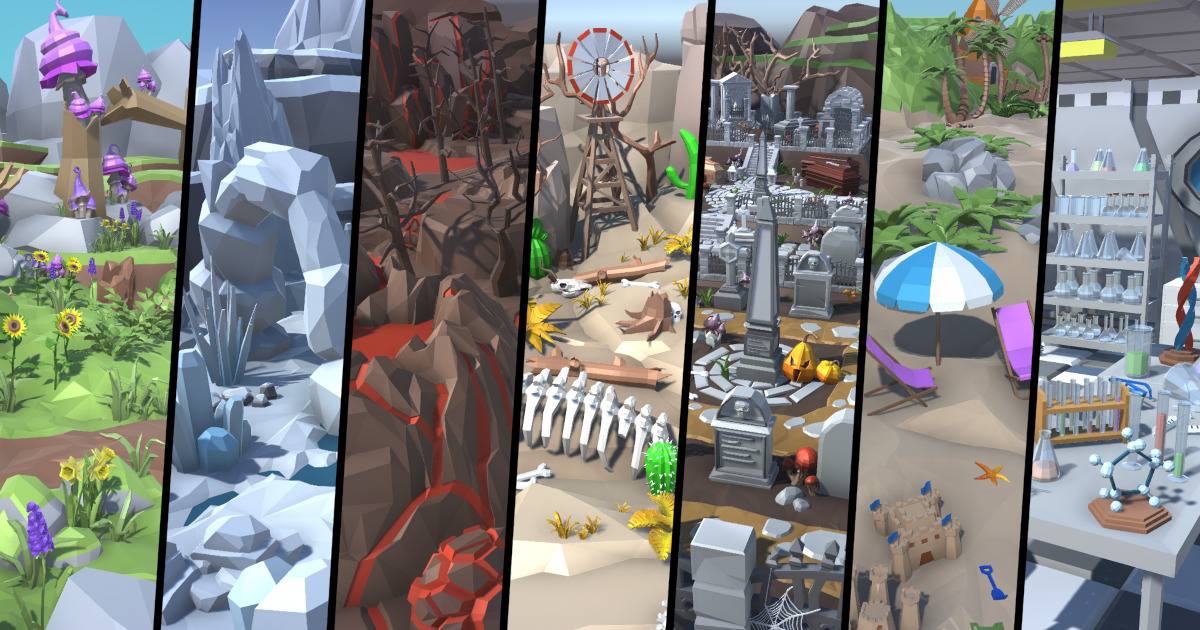 Ultimate Low Poly Nature Pack | 3D Landscapes | Unity Asset Store