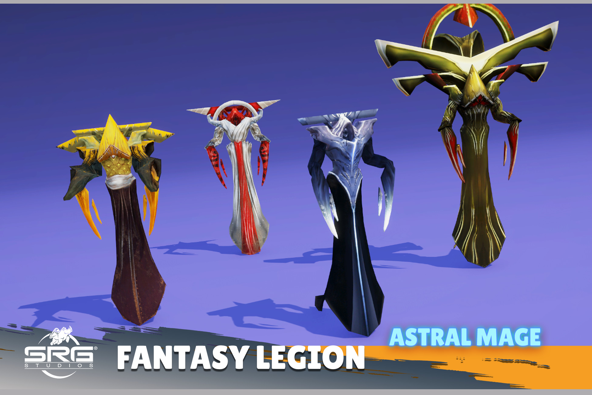 Fantasy Legion - Astral Mage | 3D Characters | Unity Asset Store