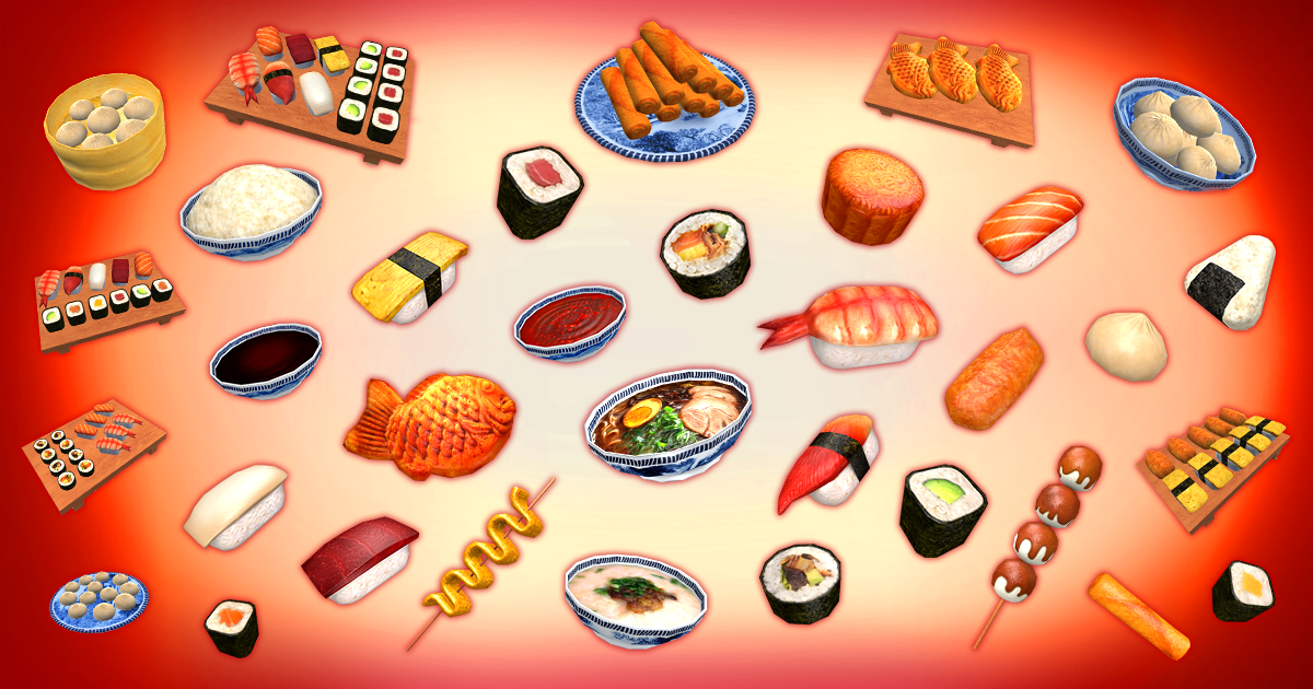 Asian Food Heaven | 3D Food | Unity Asset Store