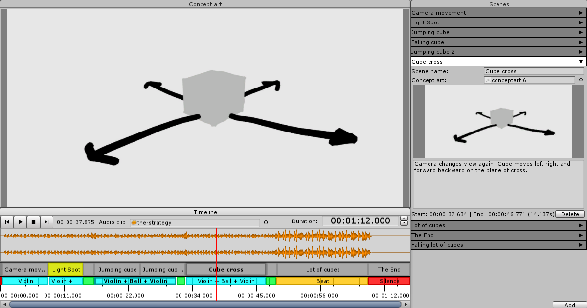 Cutscene planner | Level Design | Unity Asset Store