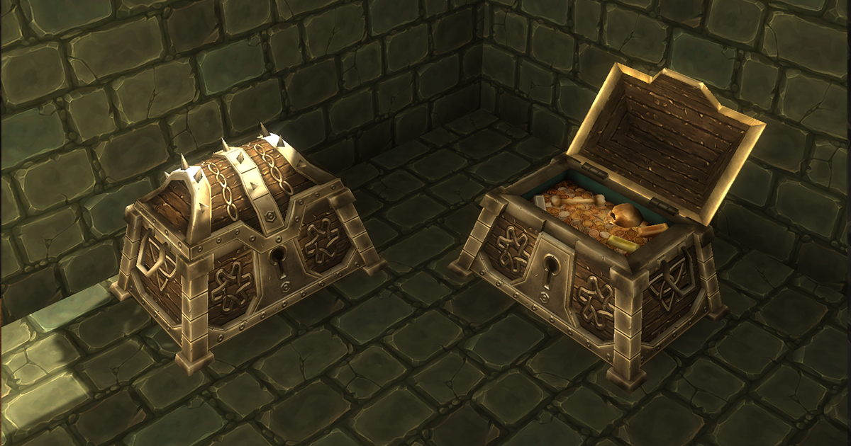 Animated Wooden Chest | 3D Interior | Unity Asset Store