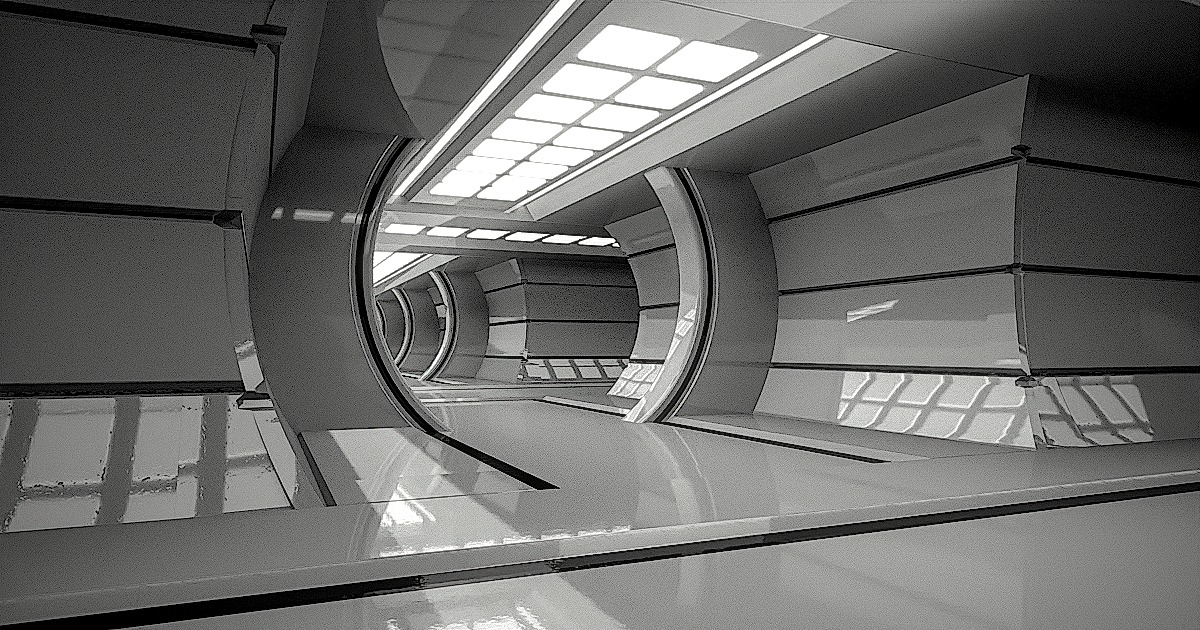 Futuristic Modular Corridor Pack – Sci-Fi Interior Kit | 3D Sci-Fi ...