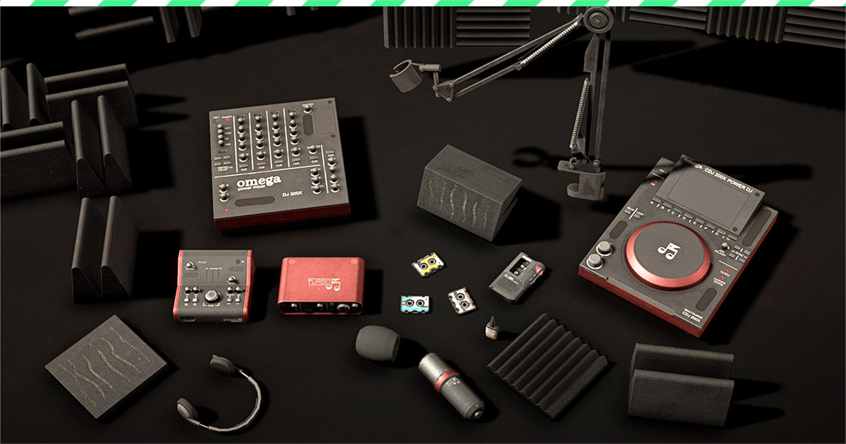 Audio Hardware - Prop Package | 3D Props | Unity Asset Store