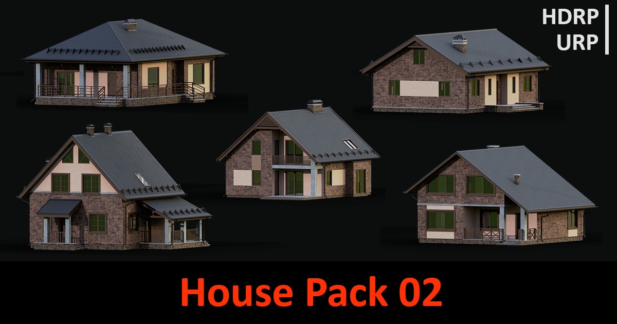 Cottage Pack 002 | 3D Exterior | Unity Asset Store