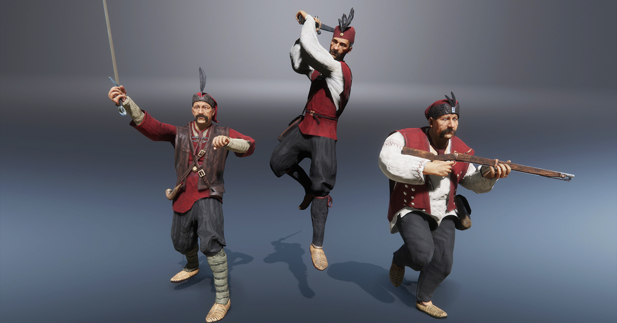 Medieval European Pirate Warriors | 3D Humanoids | Unity Asset Store