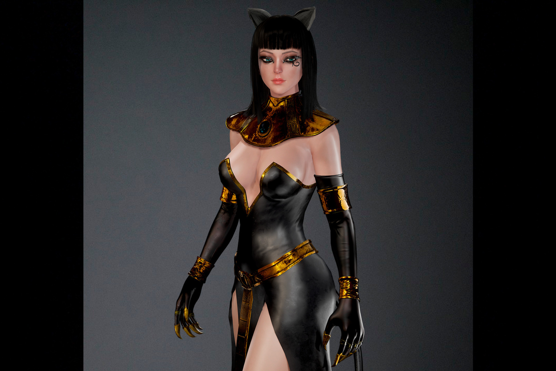 Egypt Cat Girl | 3D 휴머노이드 | Unity Asset Store