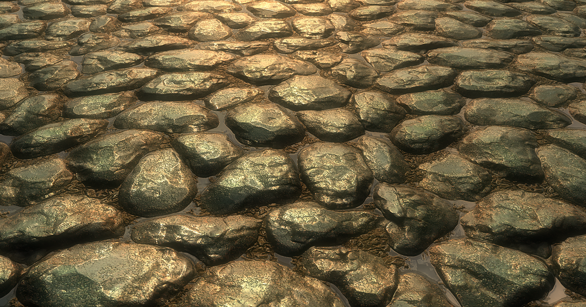PBR Mud Puddle Stones | 2D Textures & Materials | Unity Asset Store