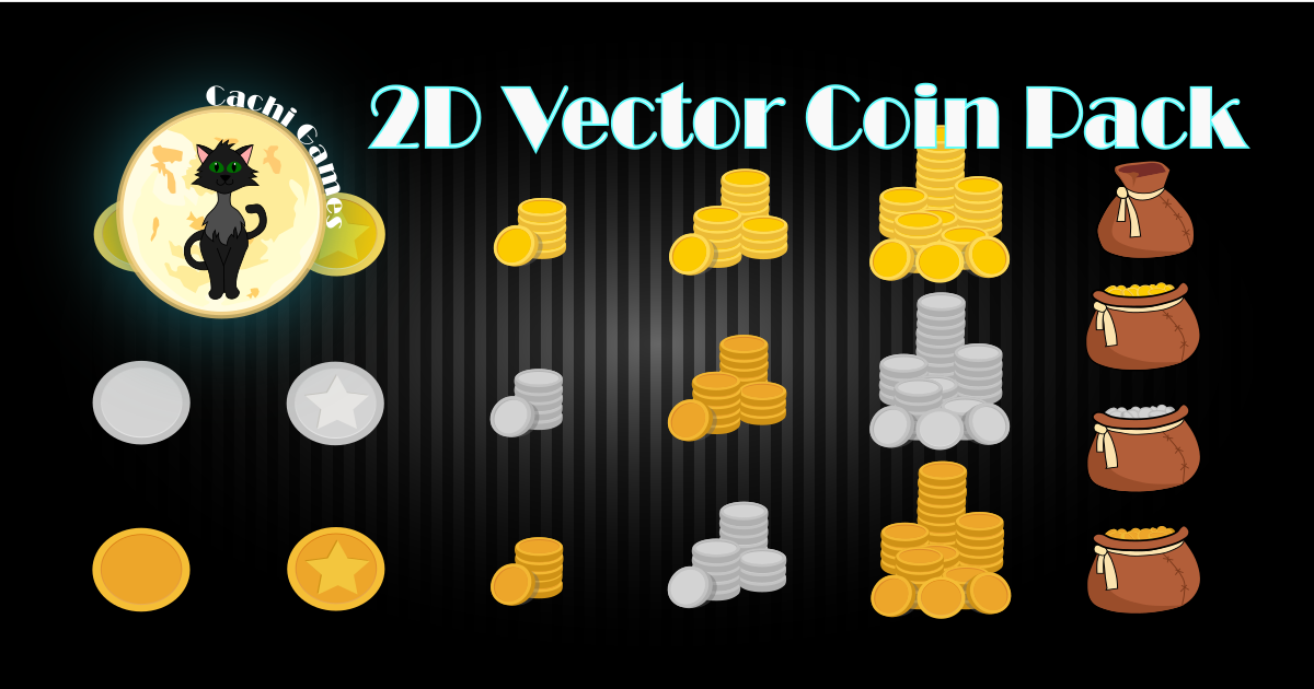 2D Vector Coin Pack | 2D Textures & Materials | Unity Asset Store