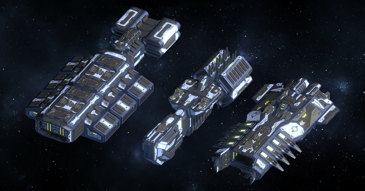 Spaceship Cruiser Collection Enkar Republic | 3D Space | Unity Asset Store