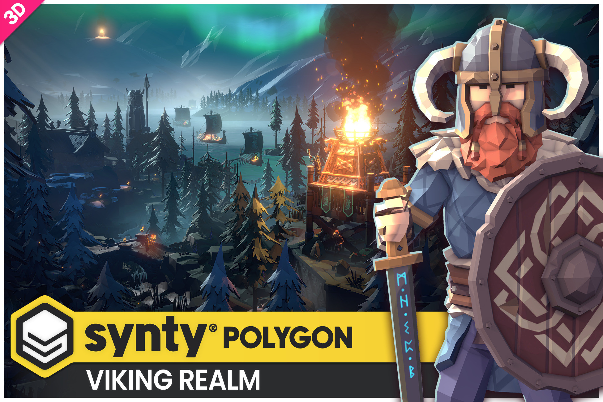 Viking Realm - Synty POLYGON - Stylized Low Poly Assets | 3D Historic ...