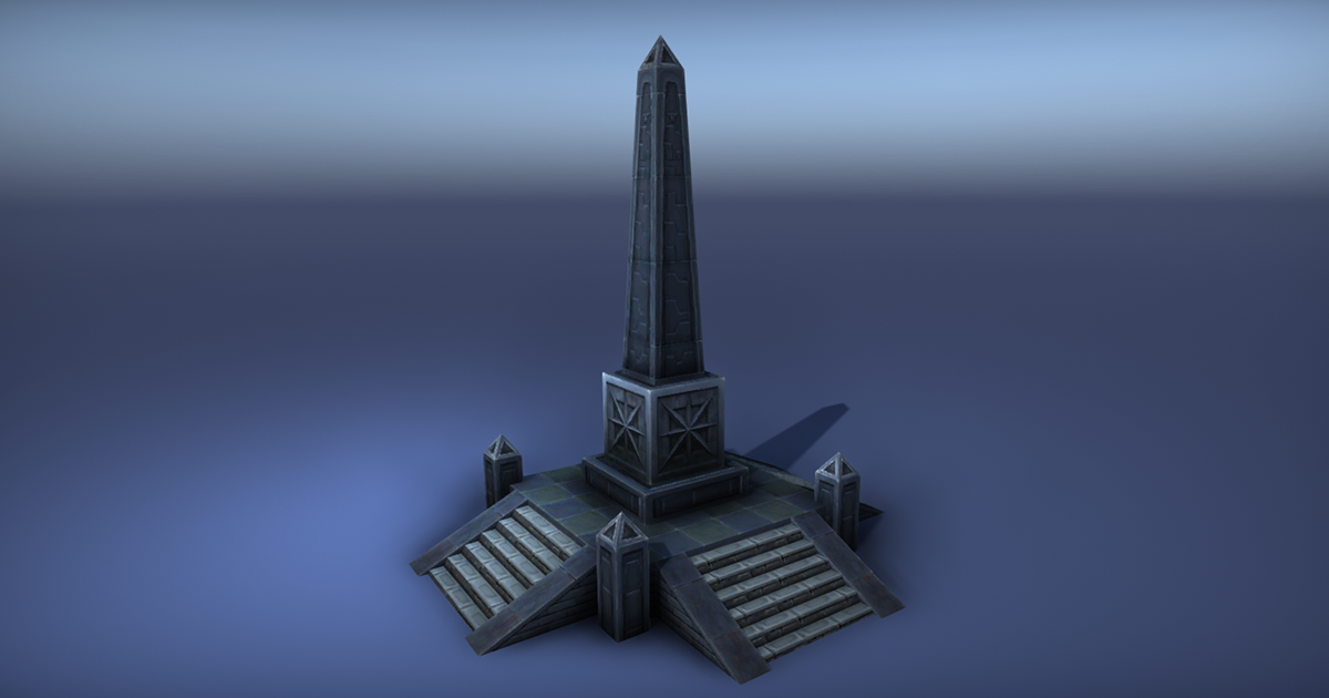 Low Poly Obelisk, Game Ready 3D Model | 3D Fantasy | Unity Asset Store