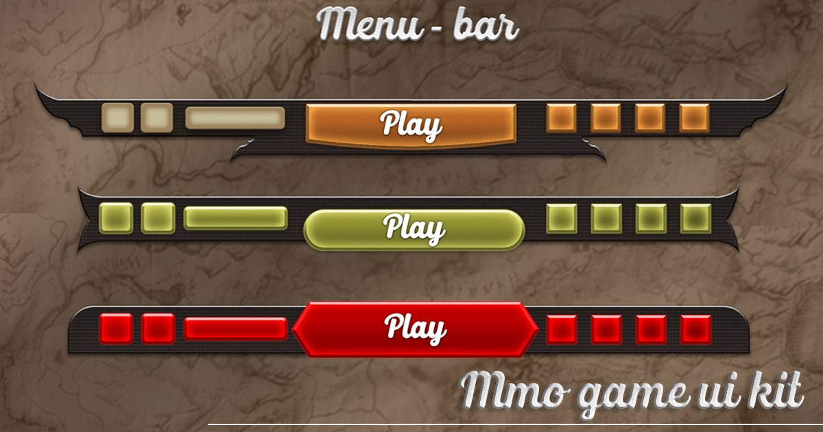 RPG MMO Ui Pack-Game UI kit | 2D GUI | Unity Asset Store