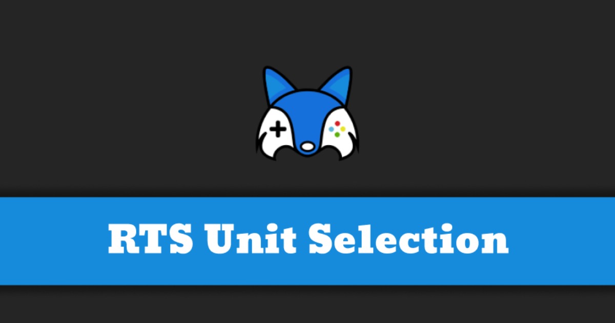 RTS Unit Selection | Input Management | Unity Asset Store RTS Unit Selection | Input Management | Unity Asset Store