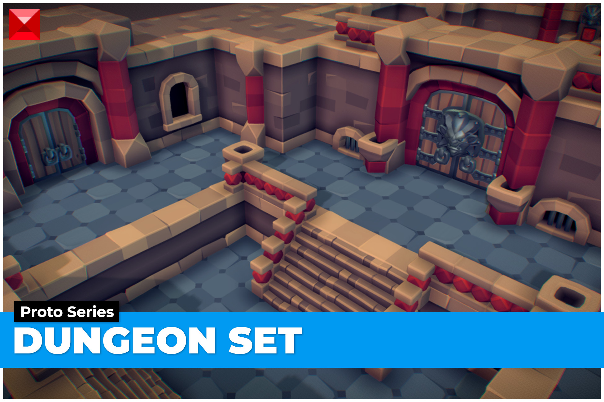 Dungeon Set - Proto Series | 3D Dungeons | Unity Asset Store