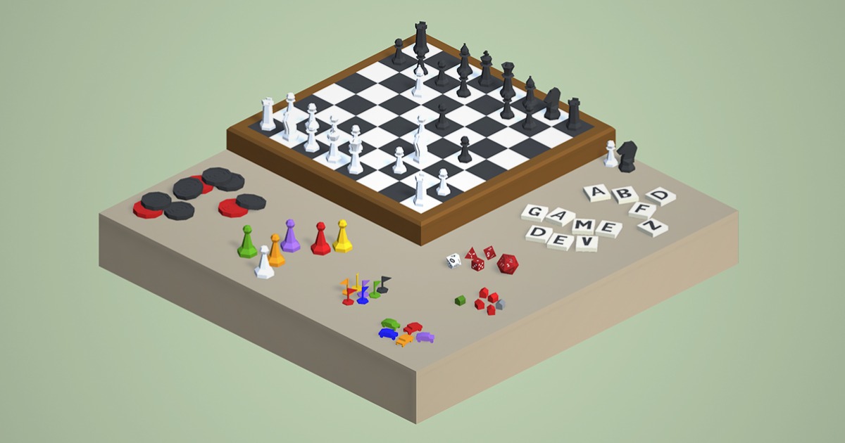 Low Poly Board Games Pack - Polyworks | 3D Props | Unity Asset Store