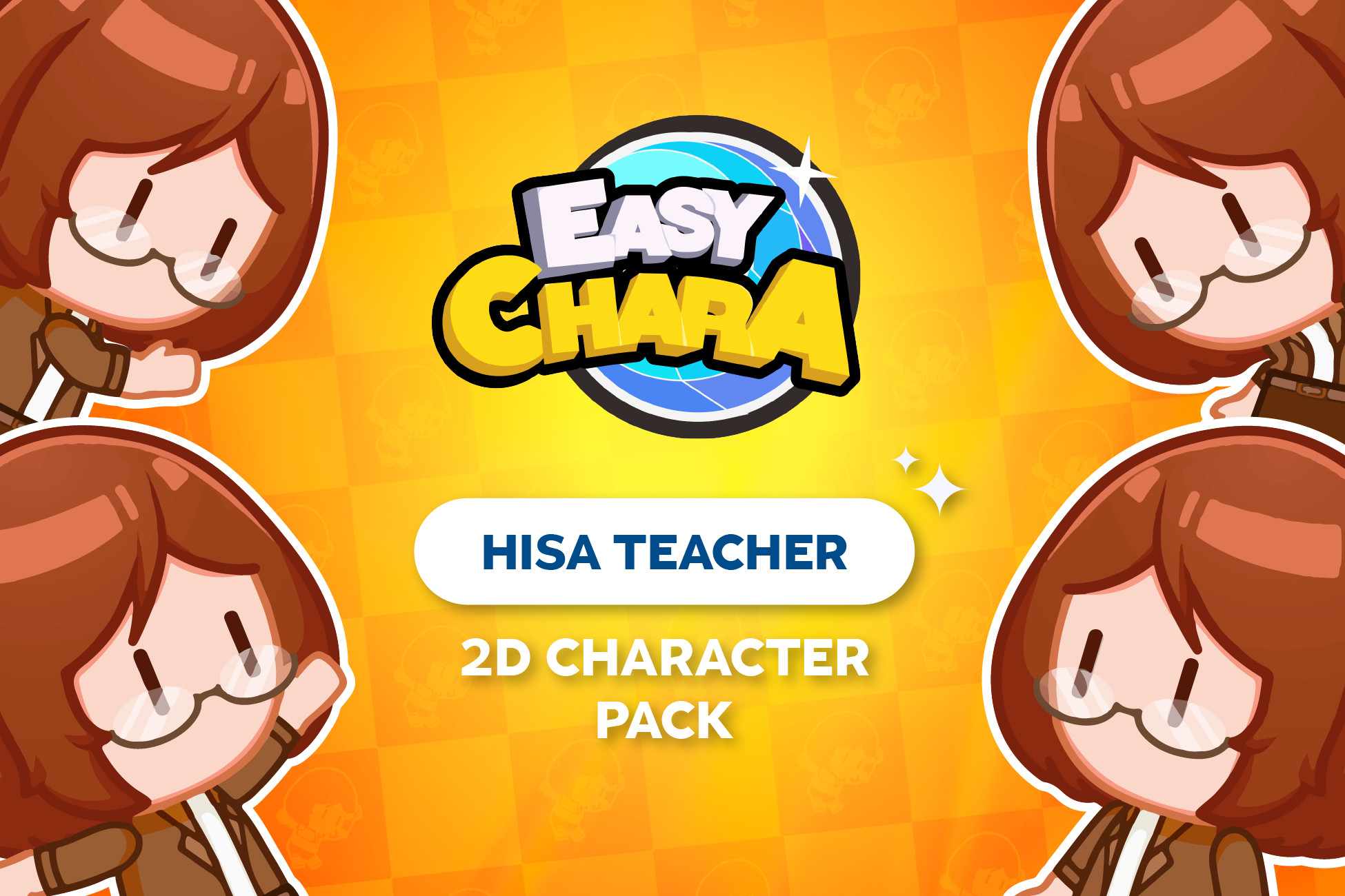 Easy Chara – Hisa Teacher 2D Character Pack | 2D Characters | Unity ...