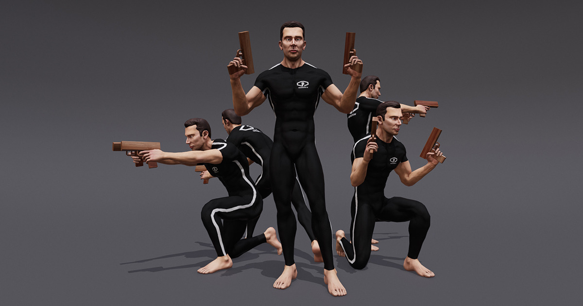 ANIMSET: DUAL GUNS | 3D Animations | Unity Asset Store