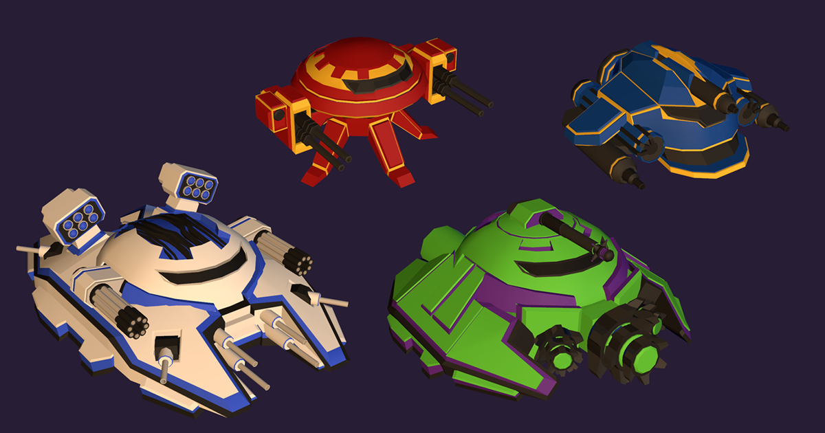 Sci-fi Robot Tank Pack | 3D Vehicles | Unity Asset Store