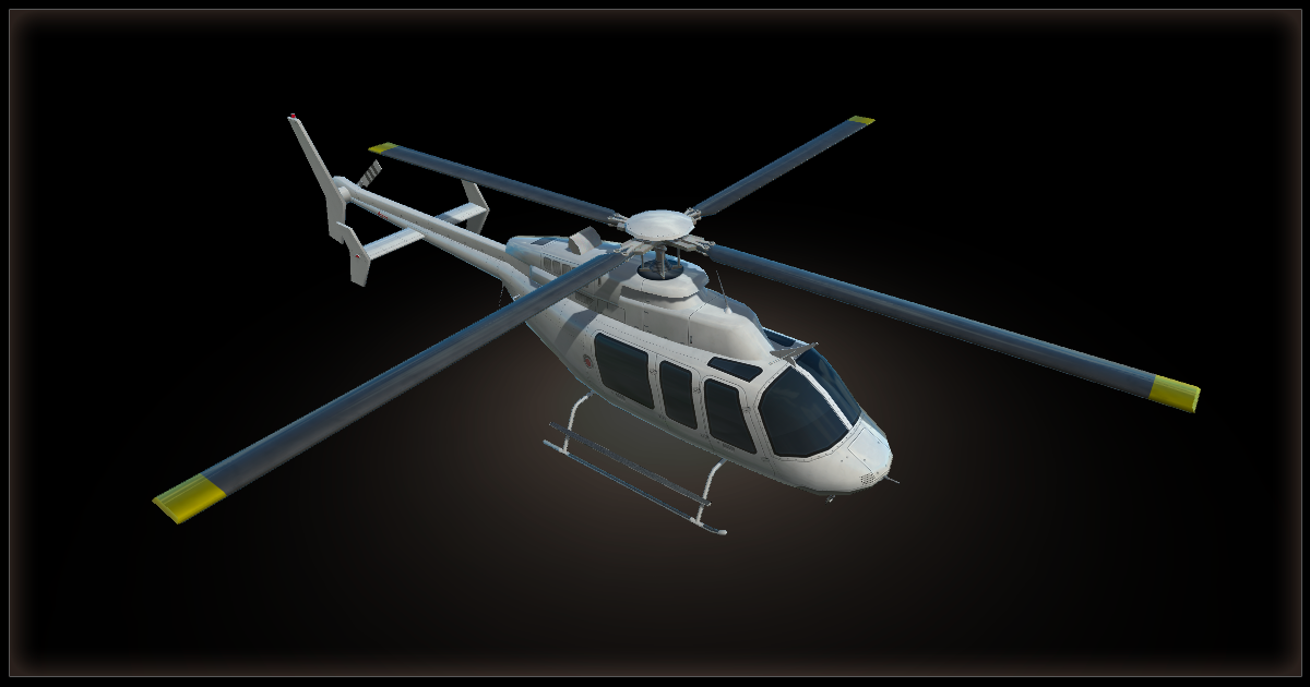 Modern Civil Helicopter | 3D Air | Unity Asset Store