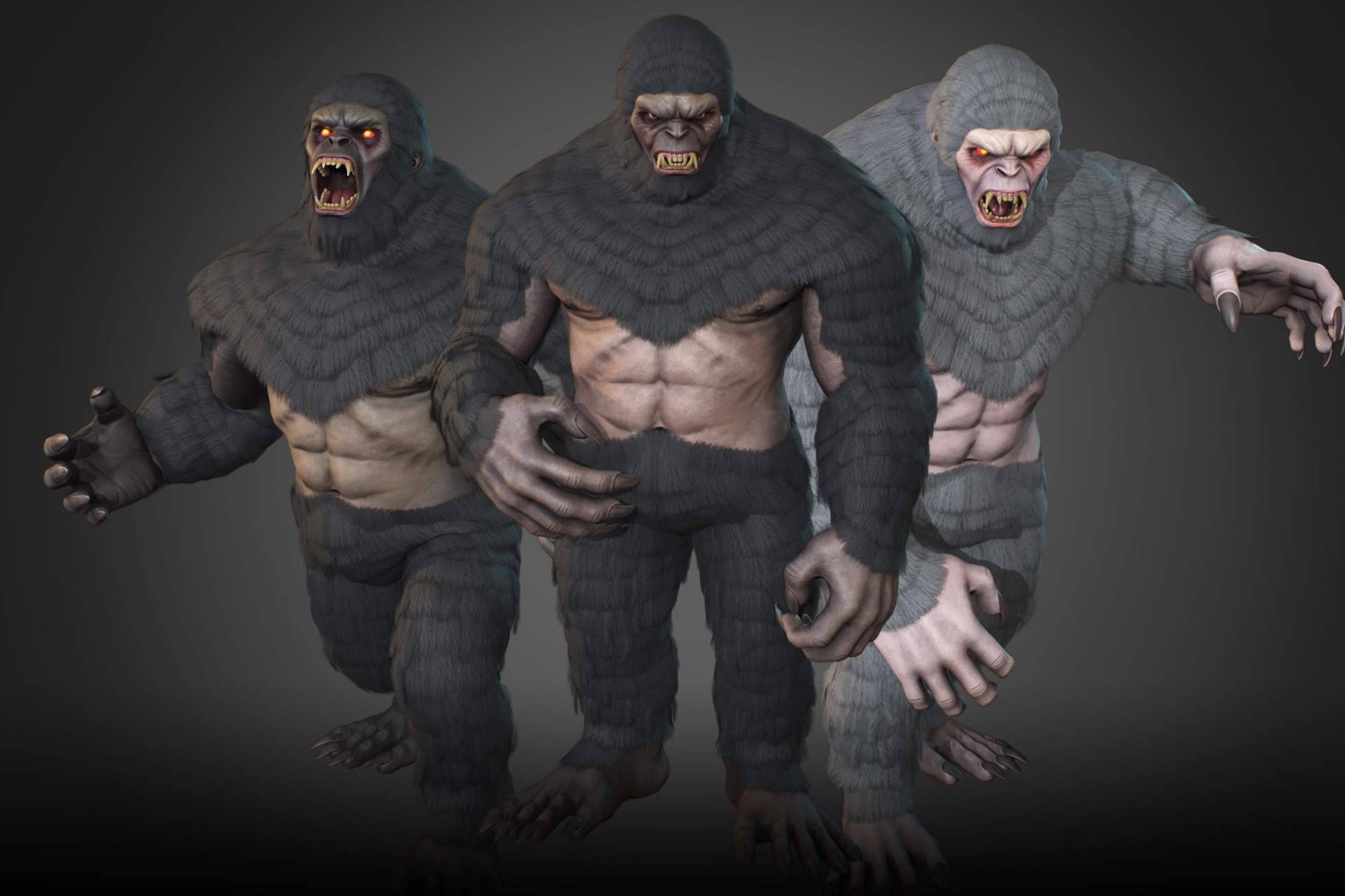 Sasquatch / Yeti | Characters | Unity Asset Store