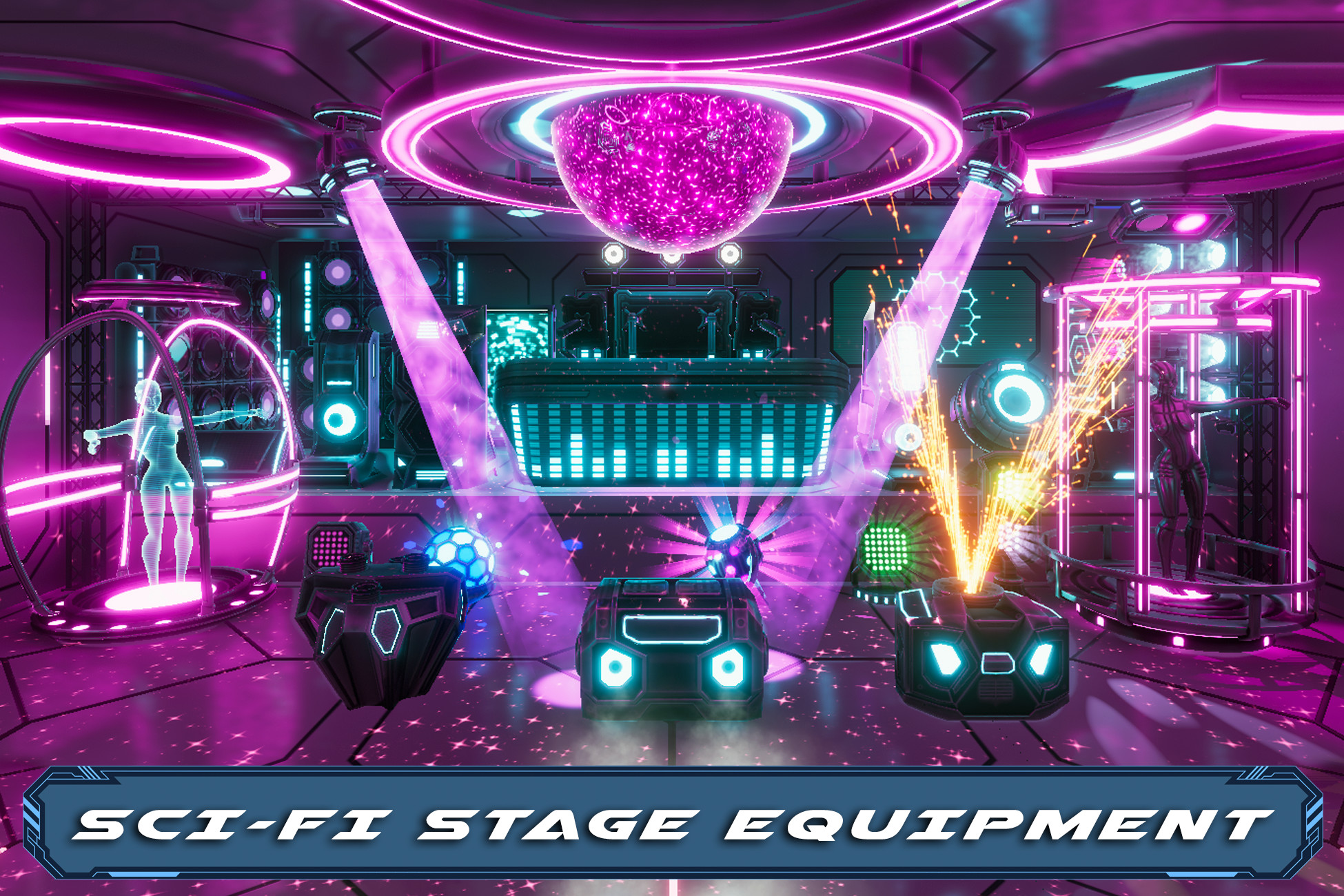 Sci-Fi Stage Equipment | 3D Electronics | Unity Asset Store