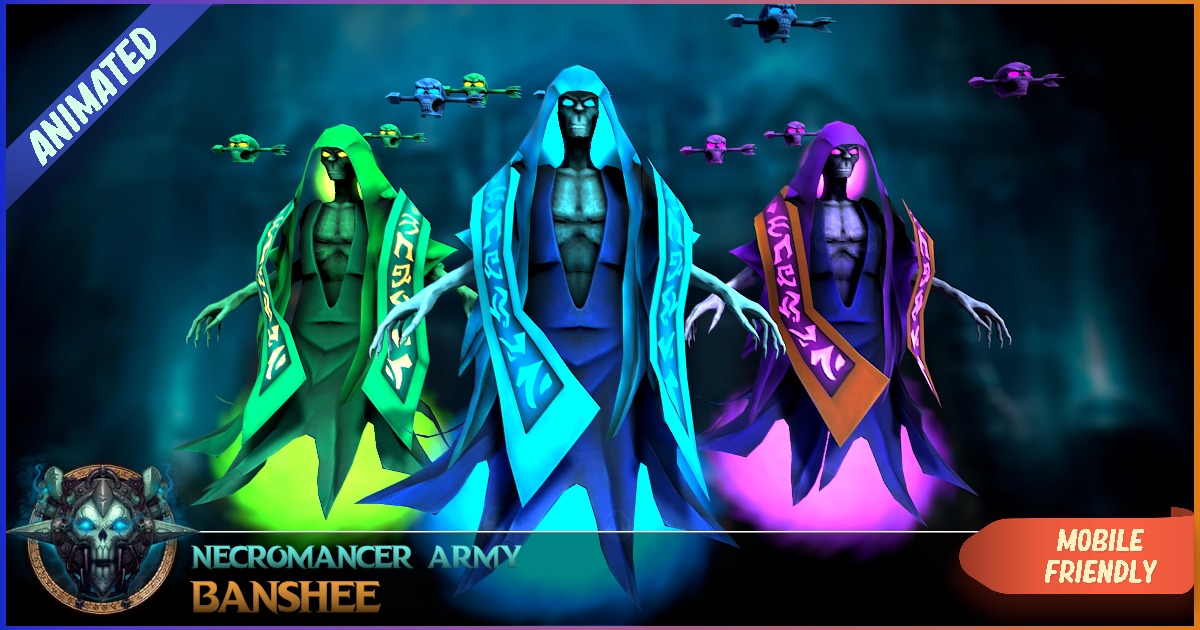 Necromancer Army - Banshee | Characters | Unity Asset Store
