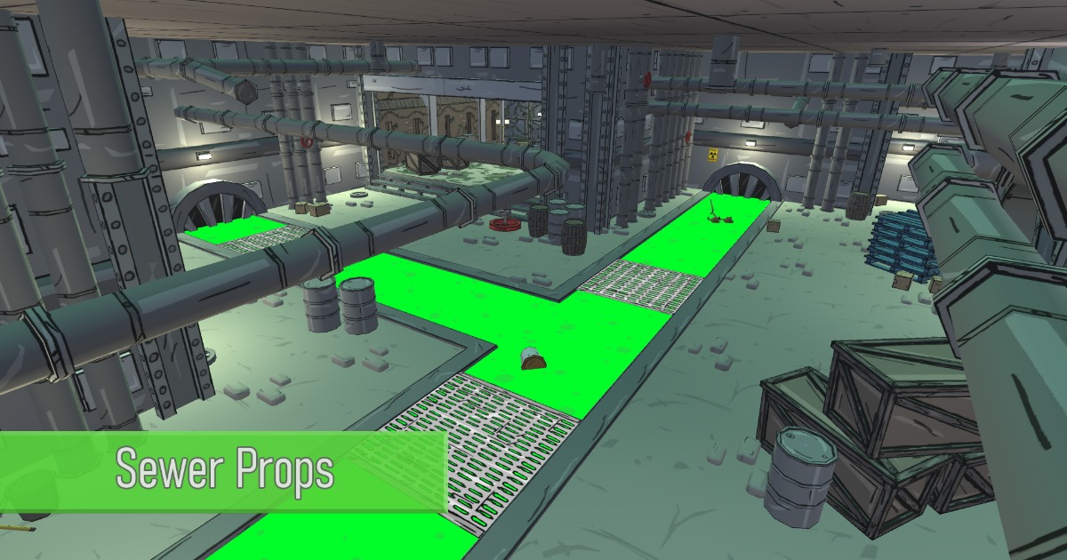 Sewer Props | 3D Props | Unity Asset Store
