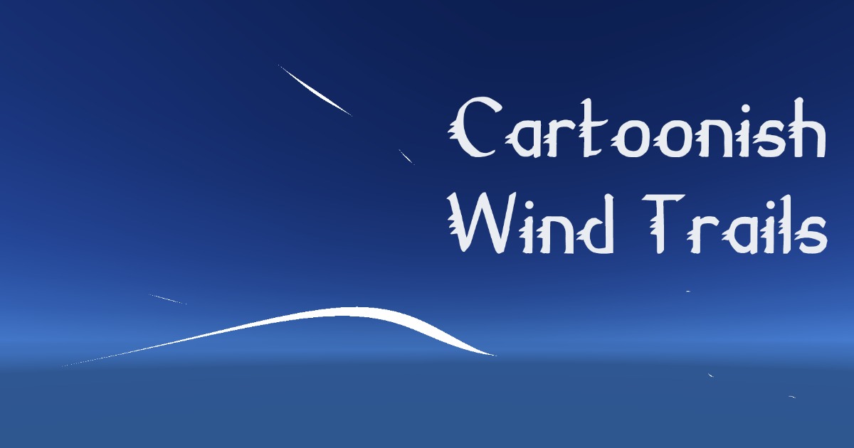 Cartoonish Wind Trails | VFX Particles | Unity Asset Store