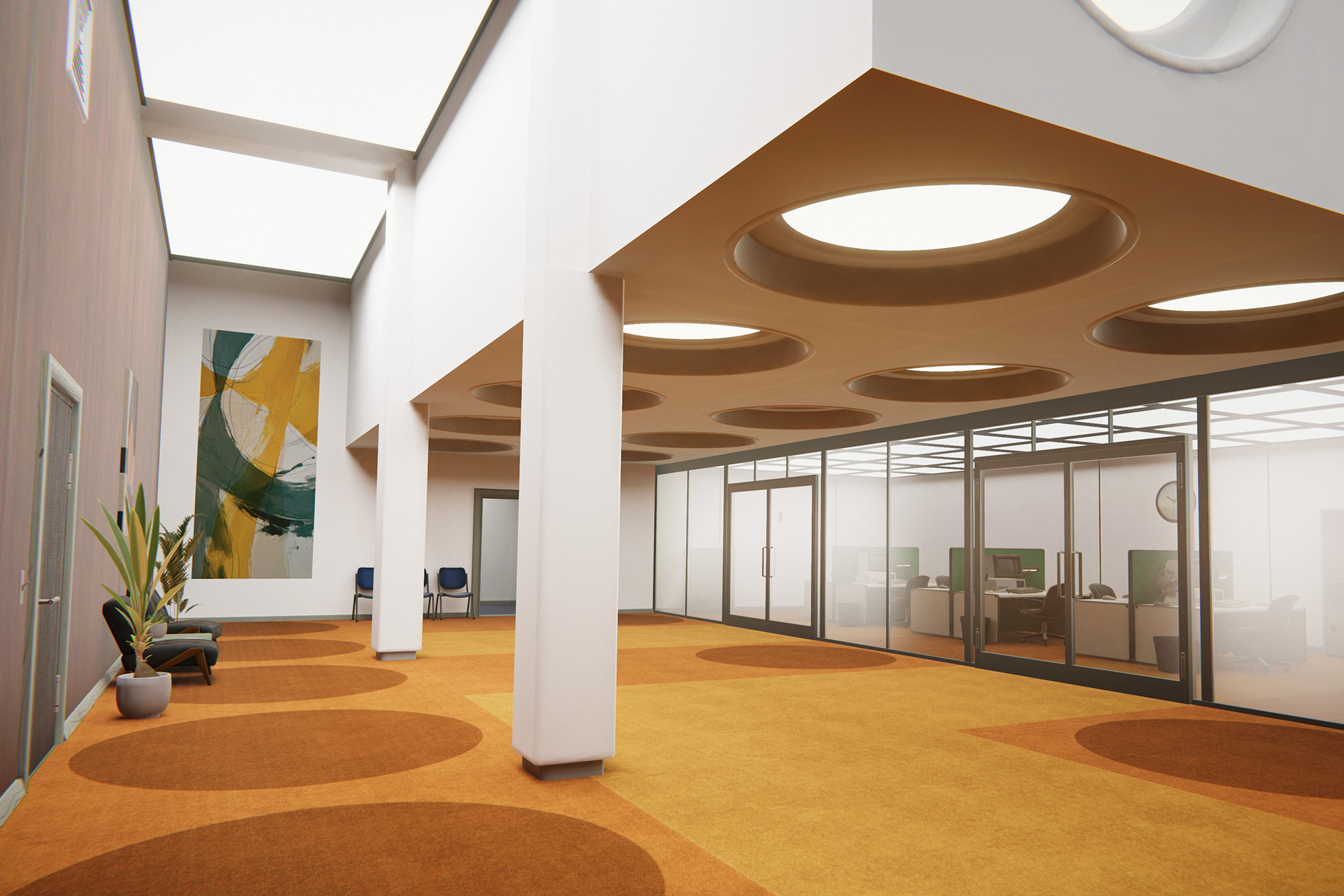 Modular 80s Office Building | 3D Environments | Unity Asset Store