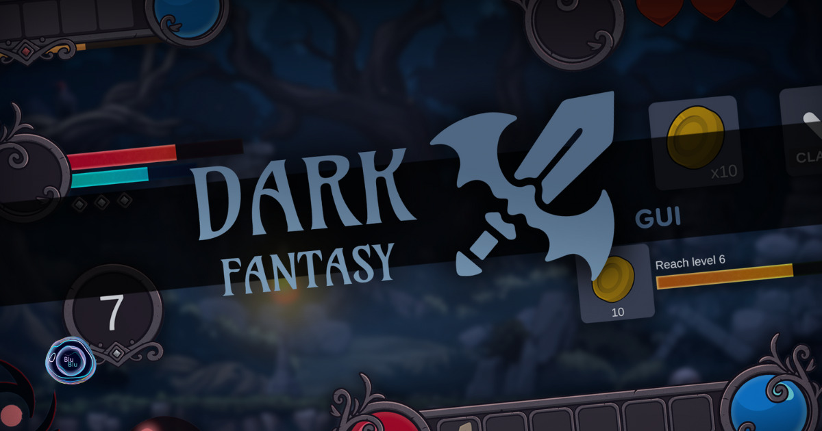 Dark Fantasy GUI | 2D GUI | Unity Asset Store
