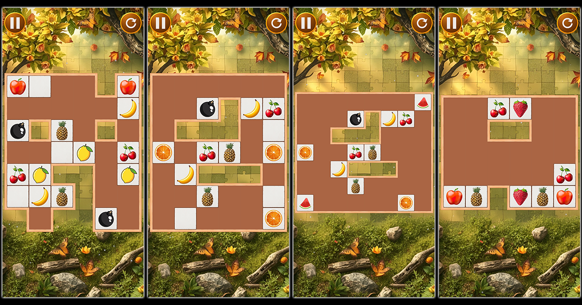 Fruit Slide - Brain Teasing Logic Puzzle Template for Mobile | Packs ...