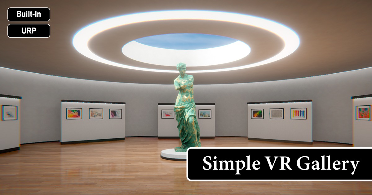 Simple VR Gallery | 3D 环境 | Unity Asset Store