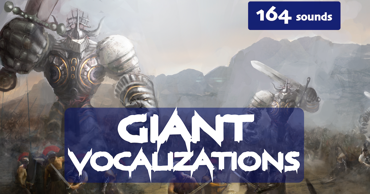 Giant Vocalizations | Creatures Sound FX | Unity Asset Store