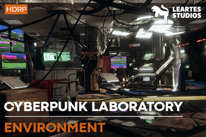 CyberPunk Laboratory / Research Center Interior Kitbash | Unity ...