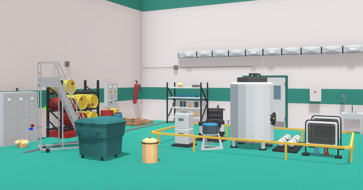 Low Poly Chemical Lab | 3D Environments | Unity Asset Store