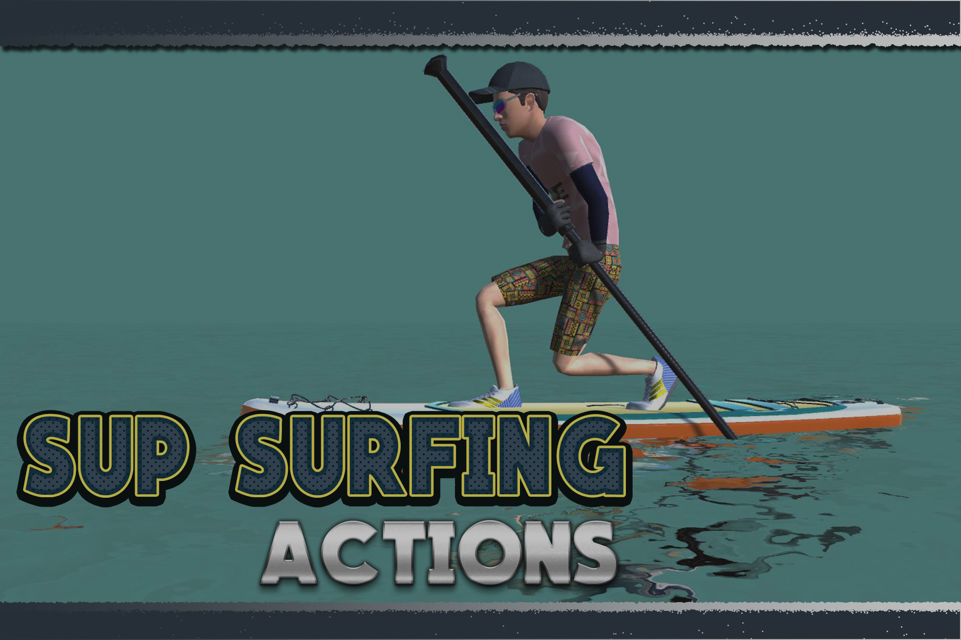 SUP Surf Up Actions | 3D Animations | Unity Asset Store