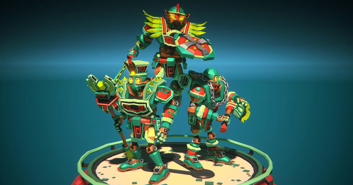 POLY STYLE - Sci-Fi Fortress Soldiers | 3D Robots | Unity Asset Store