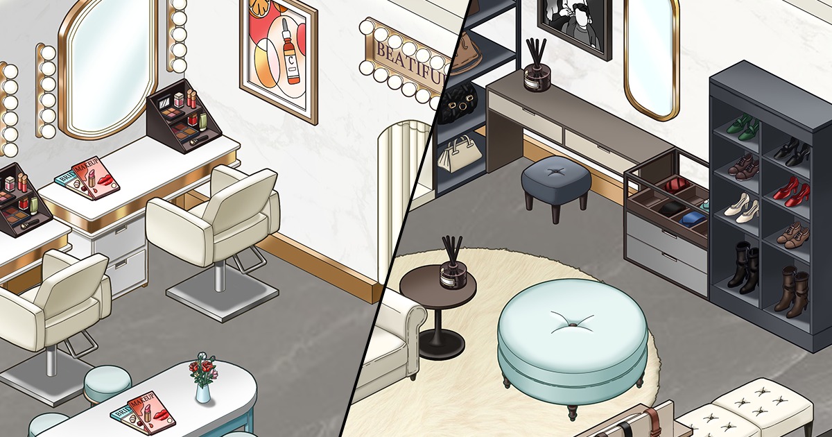 Isometric Beauty Shop Map | 2D Environments | Unity Asset Store