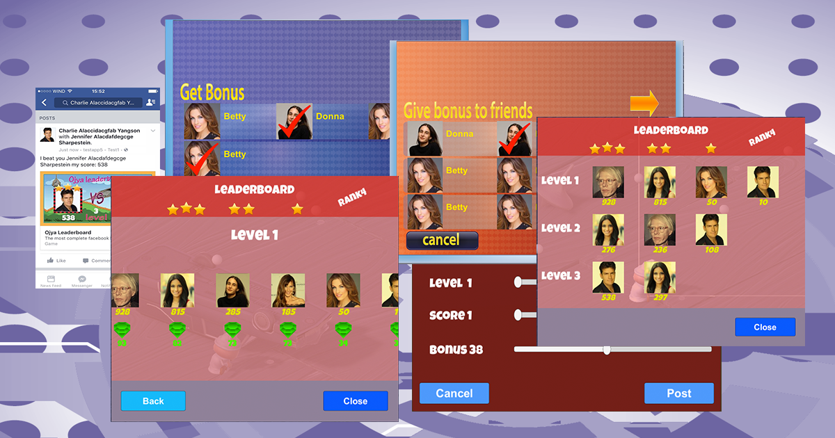 Ojya Leaderboard facebook | Packs | Unity Asset Store