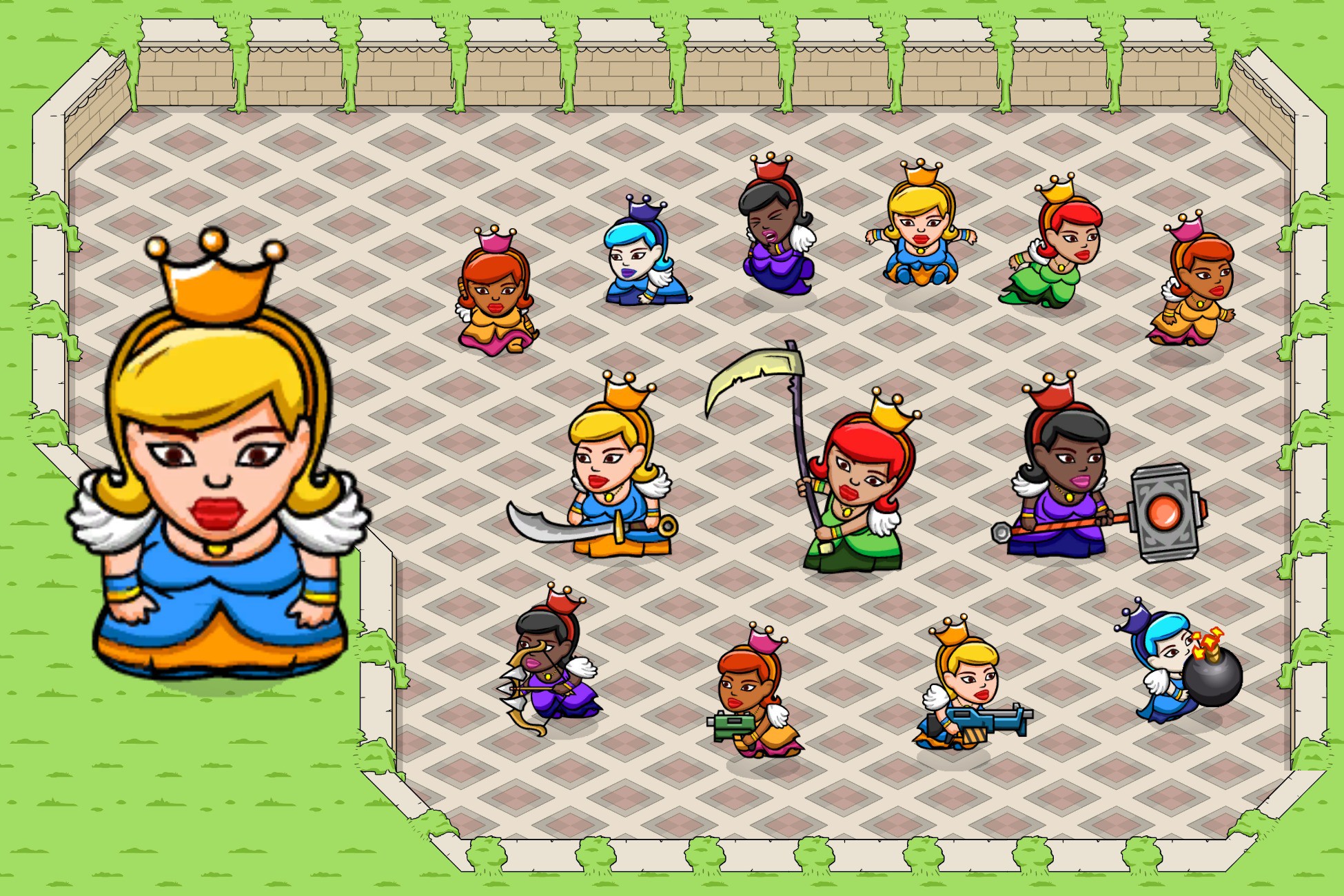 2D Character - Queen | 2D Characters | Unity Asset Store